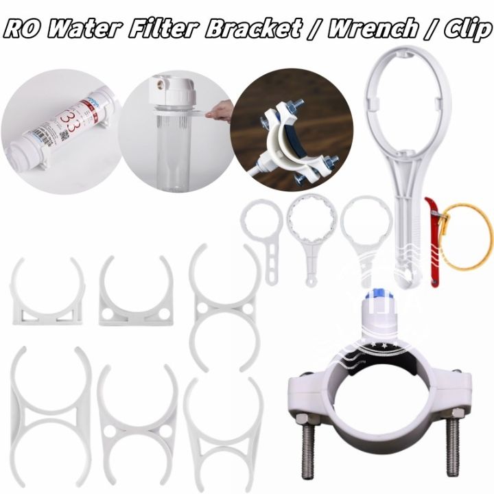 RO Water 40mm Drain Pipe Clamp Tube Clamp Connector Filter Cartridge ...