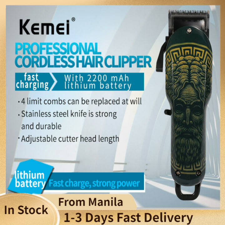 Kemei 110v-240v High Quality Hair Clipper KM-735 Rechargeable Cordless ...