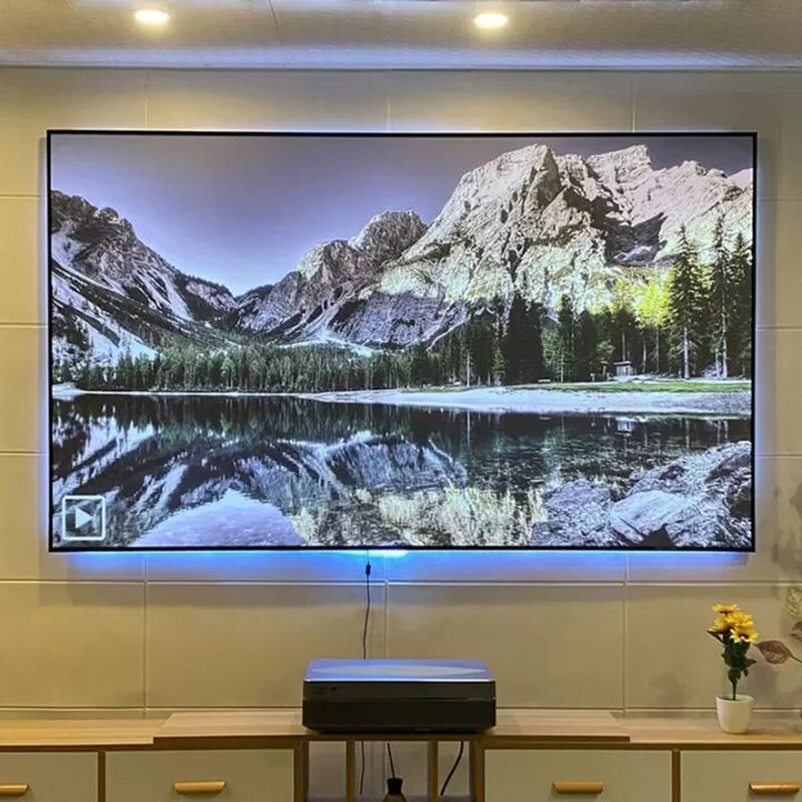 MIVISION 120 Inch TOP Newest T Prism UST ALR Projector Screen Ambient ...