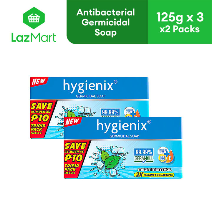 Hygienix AntiBacterial Germicidal Bar Soap with 3x Moisturizer Tripid ...