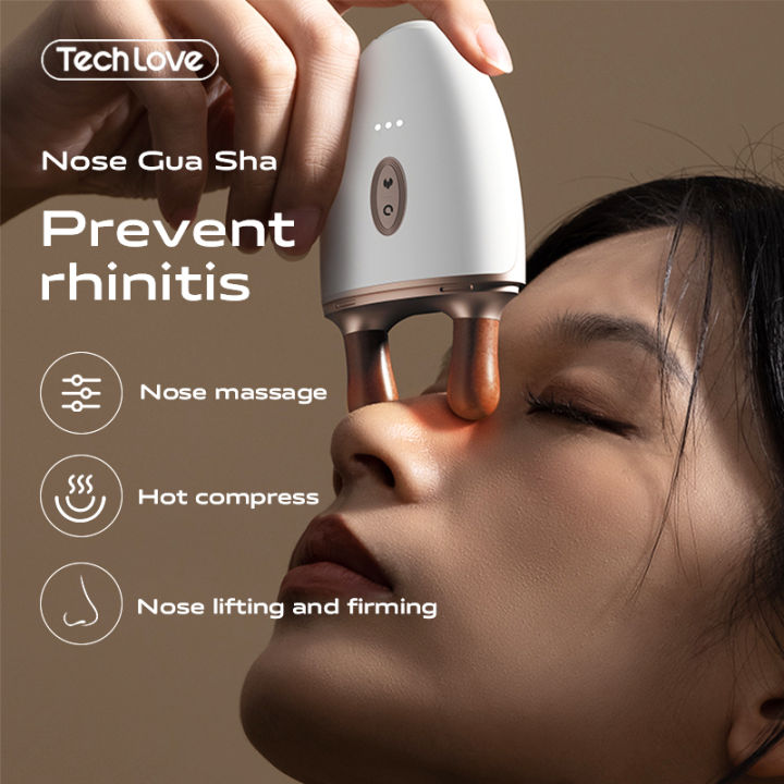 Tech Love Shape Repair Nose Scraper Gua Sha Nose Massager Nose Wing ...
