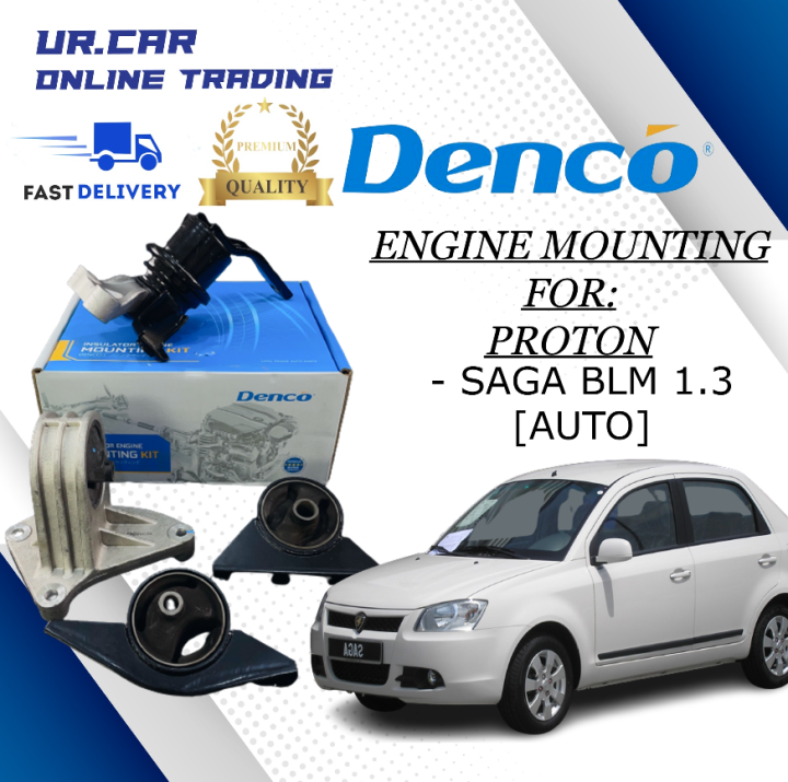 DENCO PROTON SAGA BLM 1.3 (AUTO) ENGINE MOUNTING KIT SET PREMIUN ...
