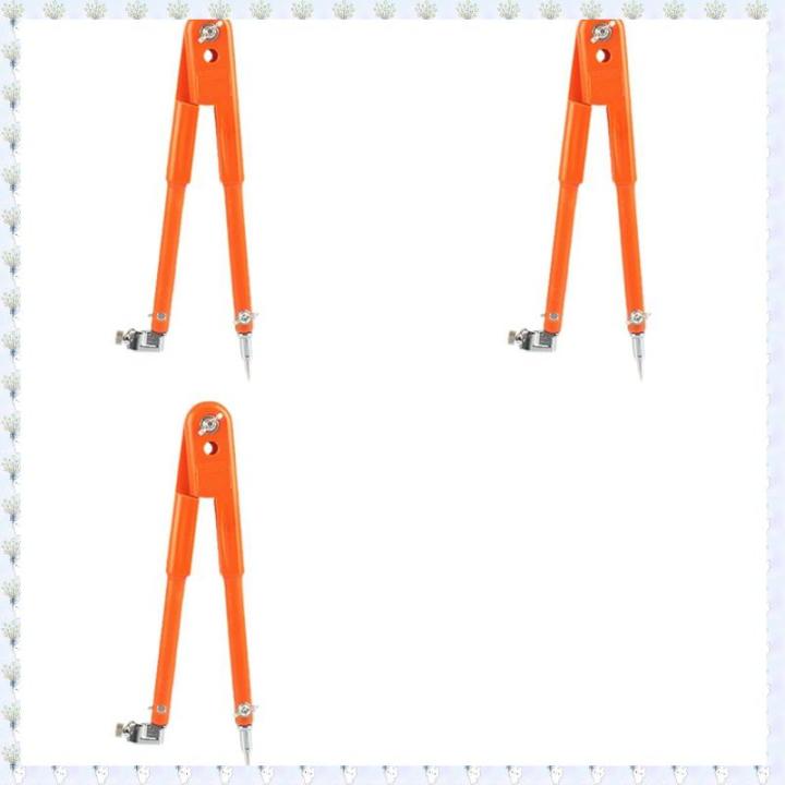 3X Carpenter Pencil Compasses Large Diameter Adjustable Dividers ...