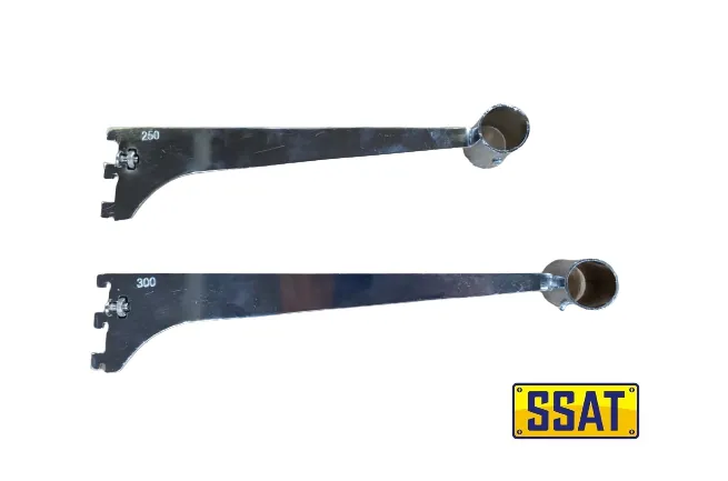 Round Bar Bracket for AA Upright (250mm / 300mm) | Lazada