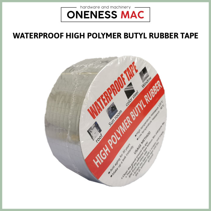 WATERPROOF TAPE HIGH POLYMER BUTYL RUBBER | Lazada