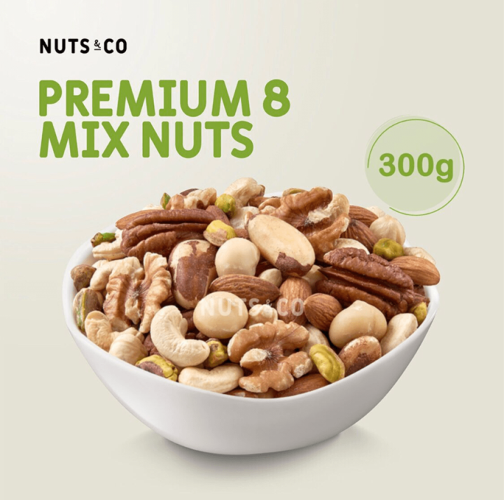 Nuts & Co Premium 8 Mix Nuts (Freshly Mix in Malaysia) 优选8种混合坚果 Ready ...