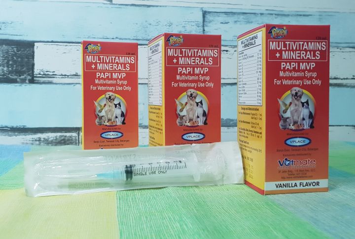 Papi MVP Multivitamins 120ml with 1 FREE SYRINGE | Lazada PH