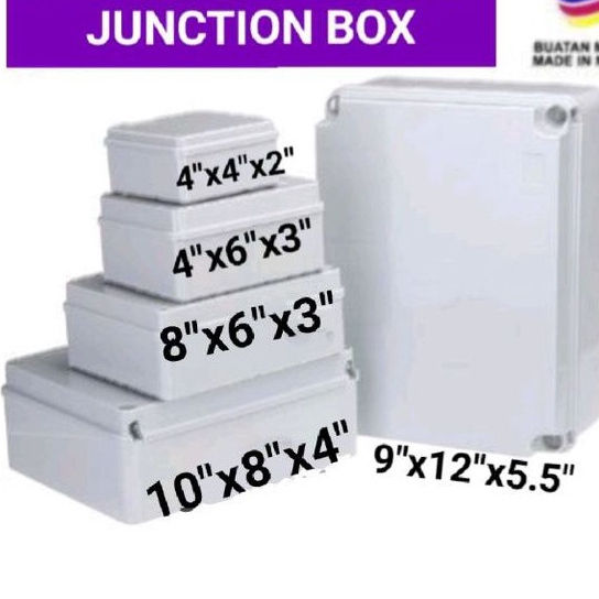 Waterproof CCTV Cover Enclosure Box | Junction Box | PVC Electrical Box | 4x4 Weatherproof ...