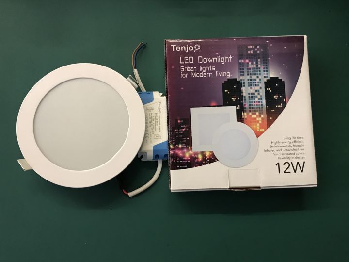 TENJO 12W/18W LED DOWN LIGHT 4 INCH/6 INCH ROUND D/LITE TJ 95 | Lazada