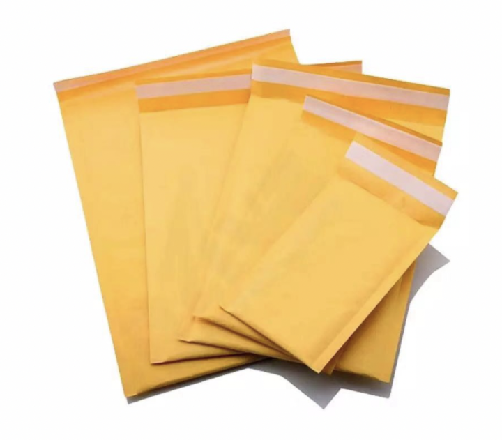 H&L COD#(Wholesale Available) Kraft Bubble Mailer in Yellow / Padded ...