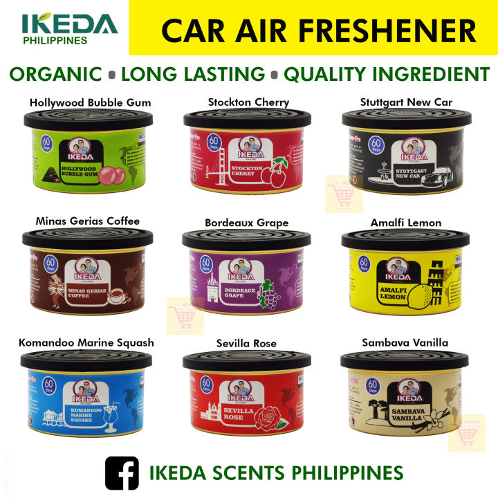 Car Air Fresheners | Organic | Odor Eliminator Essential | Long-Lasting ...