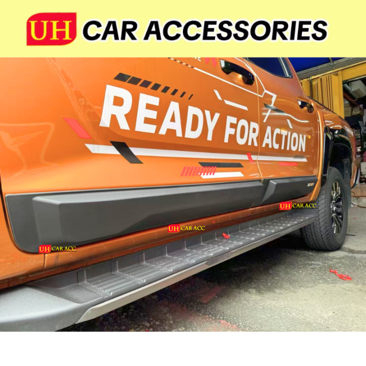 MITSUBISHI TRITON 2025 2026 DOOR SIDE CLADDING PANEL PROTECTOR COVER ...