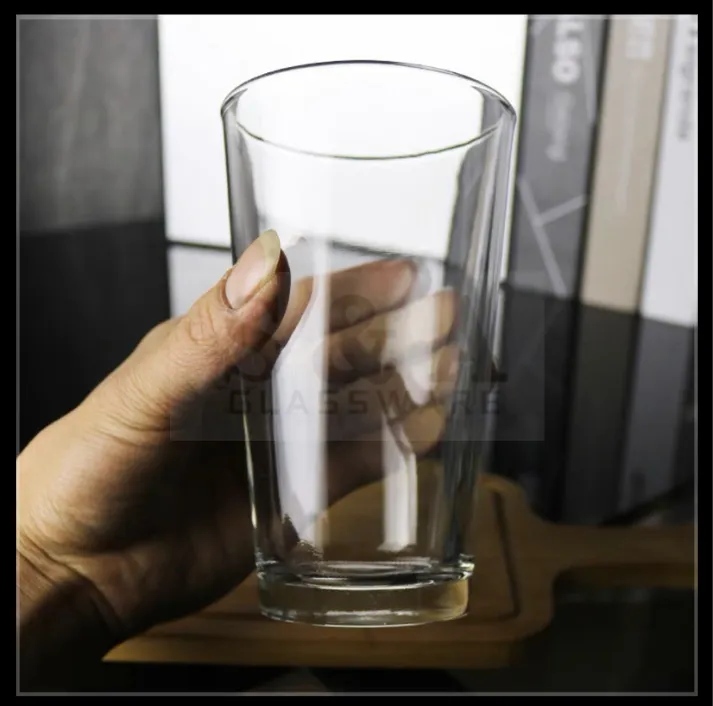 S&A GLASSWARE [1PC 6PCS] 450ML Clear Drinking Glass Water Juice Cup ...