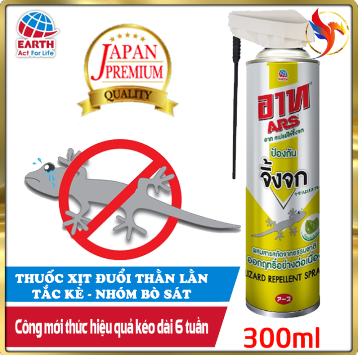 Bình xịt đuổi thằn lằn (thạch sùng), tắc kè, bò sát và rắn Ars Lizard ...