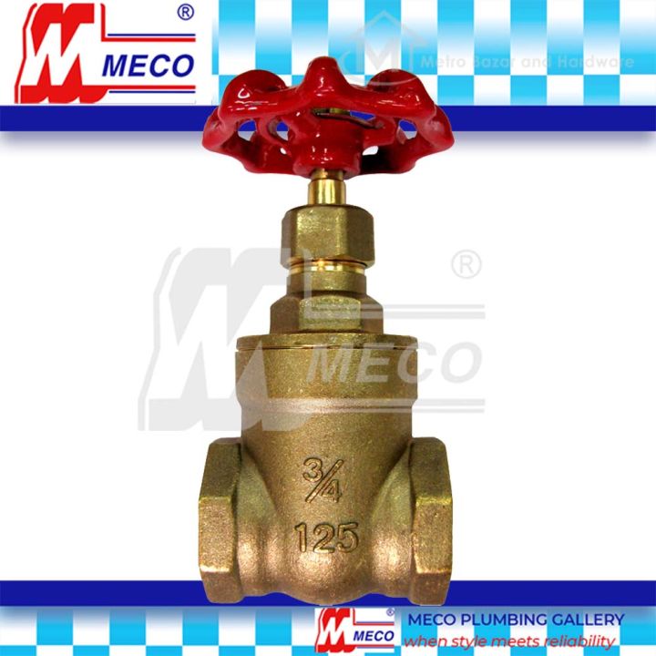 Meco Forged Brass Gate Valve #700-½" to 1" | Lazada PH