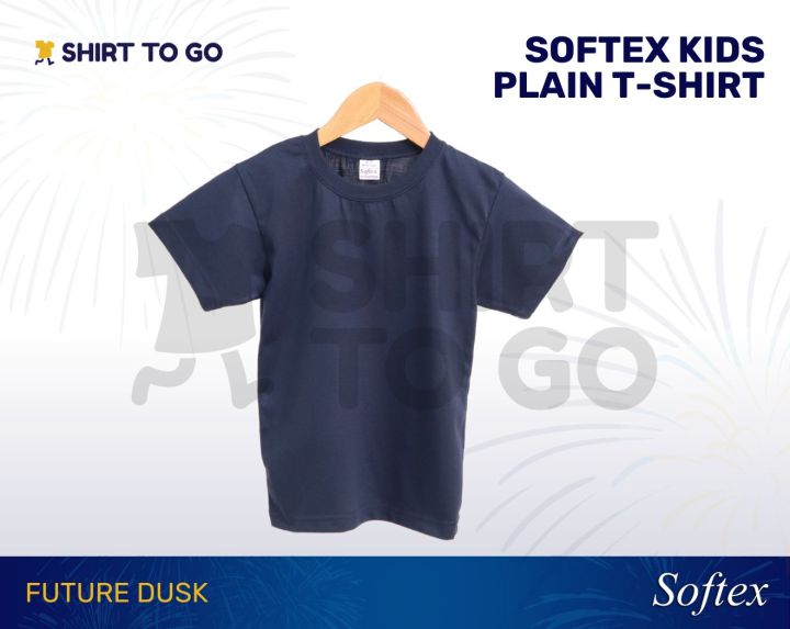 KIDS SIZE Plain TSHIRT Softex FUTURE DUSK | Color of the Year - 2025 ...