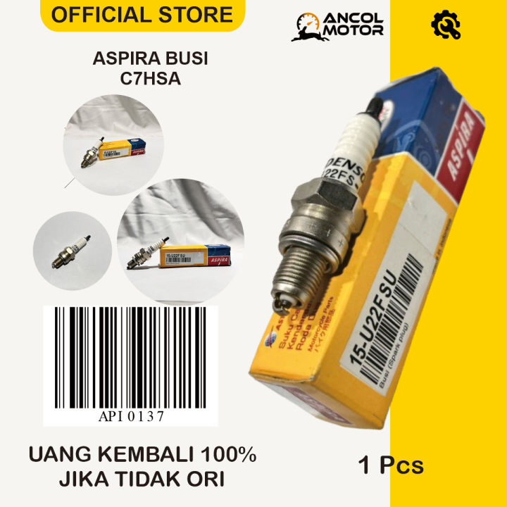 Aspira Busi C7HSA Denso U22FSU - Busi Standar Harian, Pengapian Stabil ...