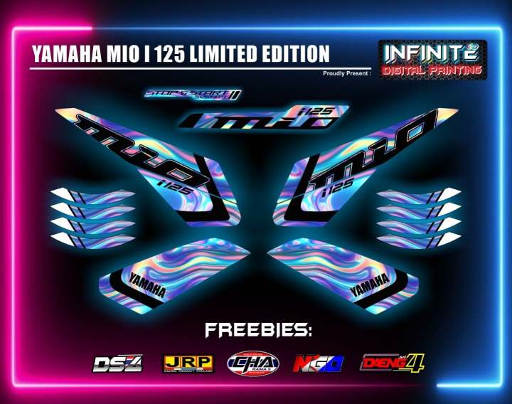 Mio i 125 decals sticker limited ( with freebies ) | Lazada PH