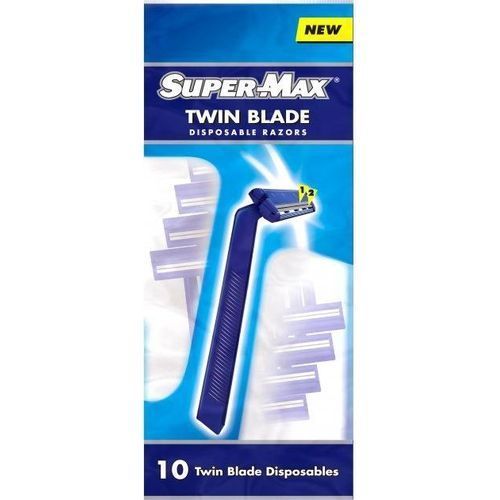 Super Max Twin Blade Disposable Razor 340g | Lazada Singapore