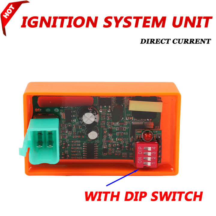 Motorcycle CDI with DIP Switch 4 PIN Performance Lgnition Unit ...