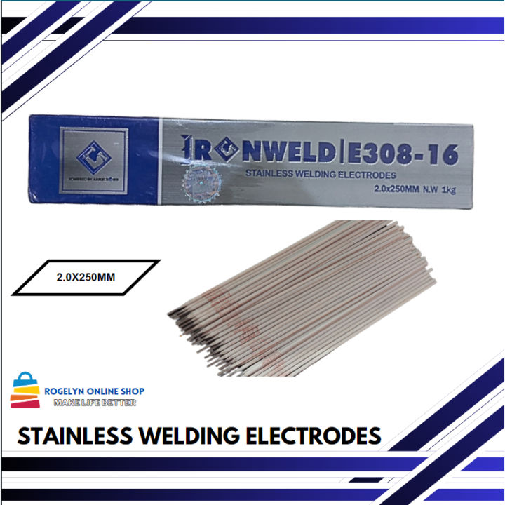 IRONWELD E308-16 (1KG) STAINLESS WELDING ELECTRODES, WELDING ROD | Lazada PH