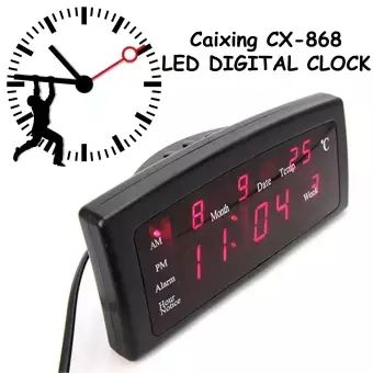 JENNY 1 Caixing CX-868 LED DIGITAL CLOCK | Lazada PH