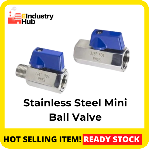 Stainless Steel 304 Mini Ball Valve Male / Female BSP Thread | Lazada