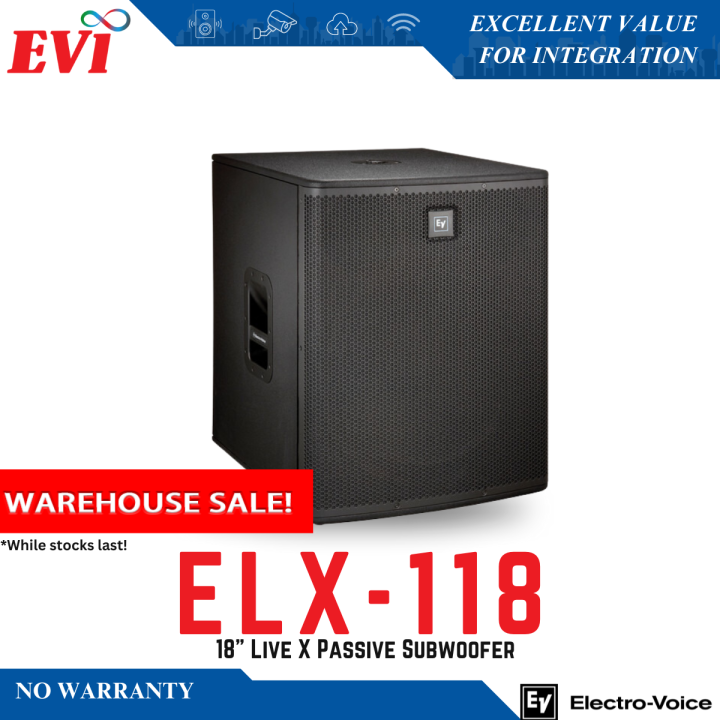 Electro Voice ELX118 18" Passive Subwoofer | Lazada PH