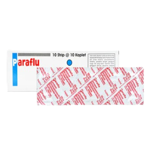 Paraflu Strip 10 Kaplet - Obat Flu, Demam, Meriang, Sakit Kepala ...