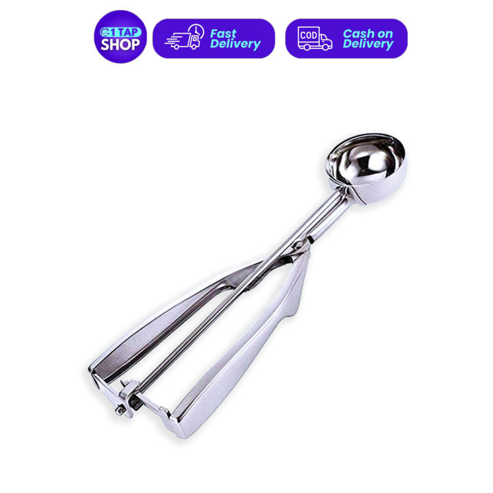 1Tap Stainless Steel Ice Cream Scoop Mash Potato Scooper | Lazada PH