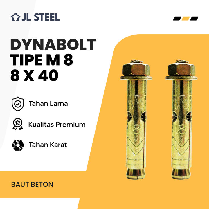 DYNABOLT Dinabol Dinabolt / BAUT BETON / 8 x 50 / 8 x 65 / 10 x50 / 10 ...