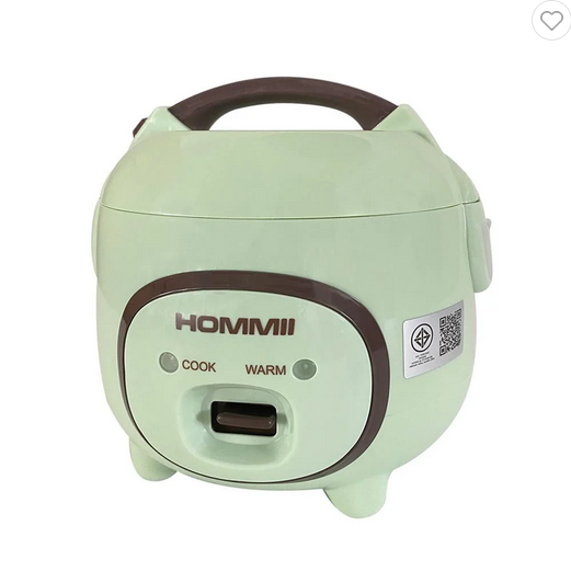 หม้อหุงข้าว MANUAL HOMMII OT-RF03 0.6 ลิตร สีเขียว | Lazada.co.th