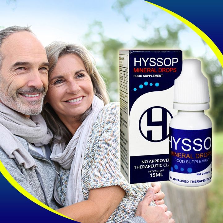 2 BOTTLES Hyssop Mineral Drops (Eye Drops) bottle for your Hyssop ...