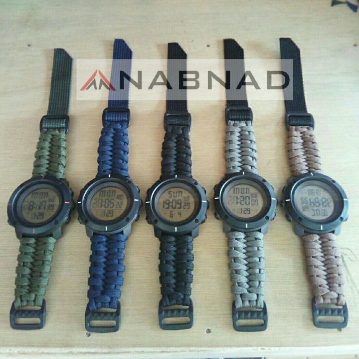Strap Paracord Jam Tangan Outdoor Bisa untuk Jam Tangan pria atau ...