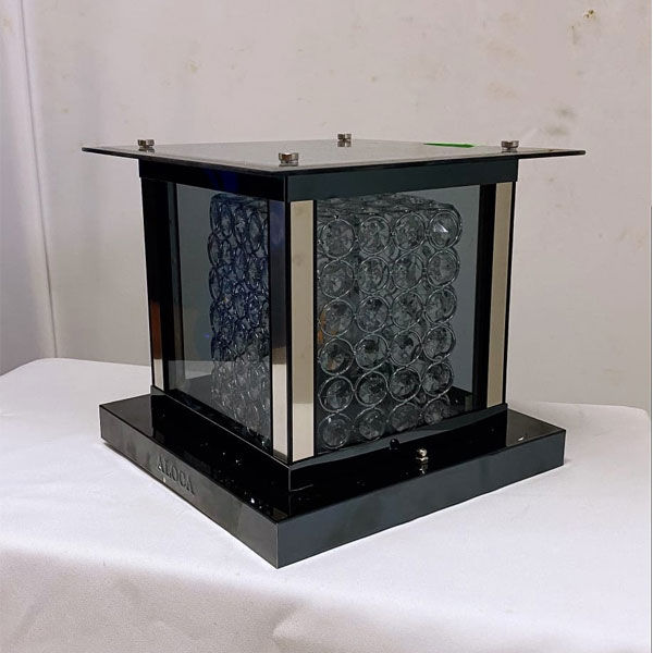 7755 OUTDOOR CRYSTAL SQUARE SHAPE GATE LAMP /Mordern 3tone DL+BLUE LED ...