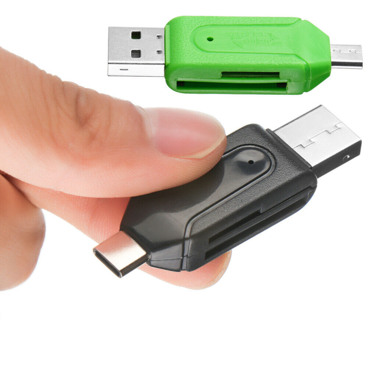 TYPE-C dual-use card reader Multi-function 2-in-1 TYPE C USB2.0 TF card ...