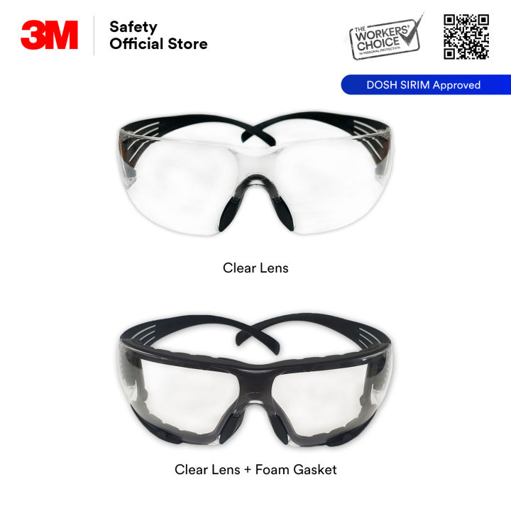 3M™ SF300AF SecureFit Lightest Safety Eyewear/ DOSH SIRIM approved ...