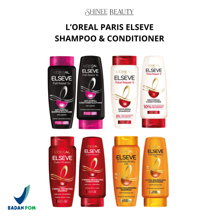 L'Oreal Paris Shampoo & Conditioner - 155mL & 280mL | LOREAL | Lazada Indonesia