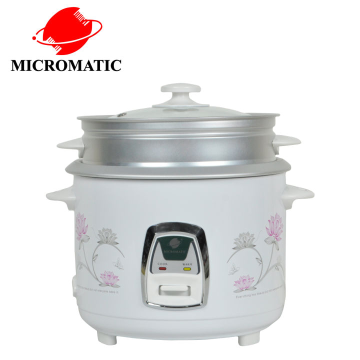 MICROMATIC Original Rice Cooker 1.5L 8 Cups Of Rice 620 watts Flower ...