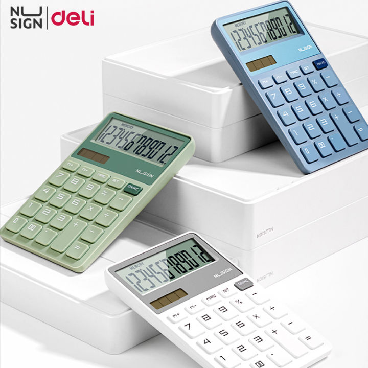 Deli x Nusign Desktop Calculator Simple Portable Student Office ...