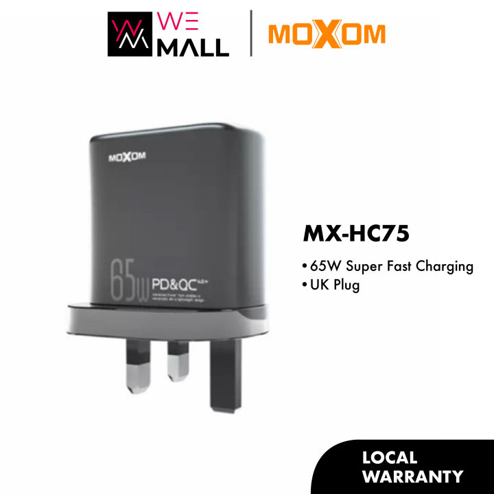 Moxom MX-HC75 65W Super Si Fast Charge Charger Type C Laptop Charger ... Moxom MX-HC75 65W Super Si Fast Charge Charger Type C Laptop Charger ...