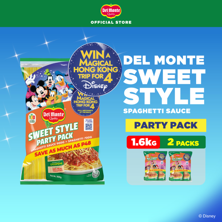 Del Monte Sweet Style Spaghetti Sauce Party Pack Chance to Win Hongkong ...