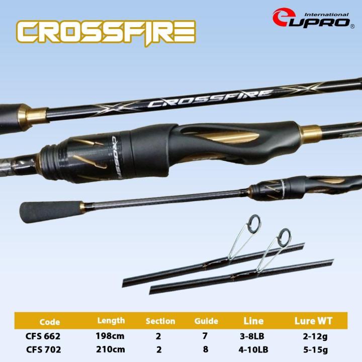 EUPRO Joran Pancing Spinning CROSSFIRE 662 - 702 Carbon Solid Material ...
