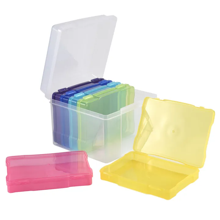 5X7 inch Photos Cases and Clear Craft Keeper with Buckle Design 6 Inner ...