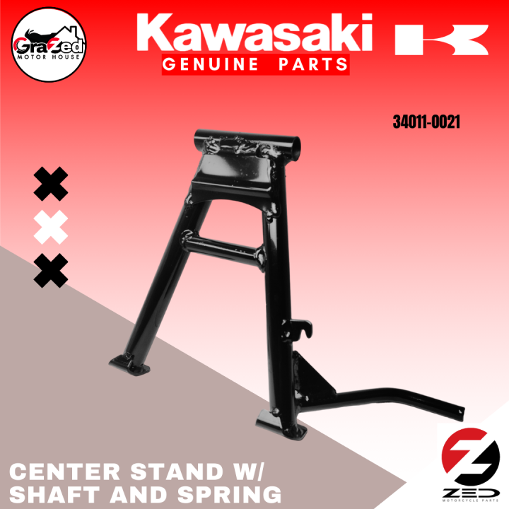 Genuine Kawasaki Fury Center Stand, Center Stand Spring and Center ...