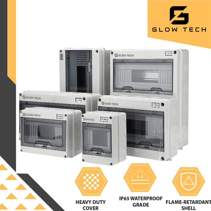 Glowtech 5,8,12,15,18,24 Ways Distribution Box Water Proof IP65 ...