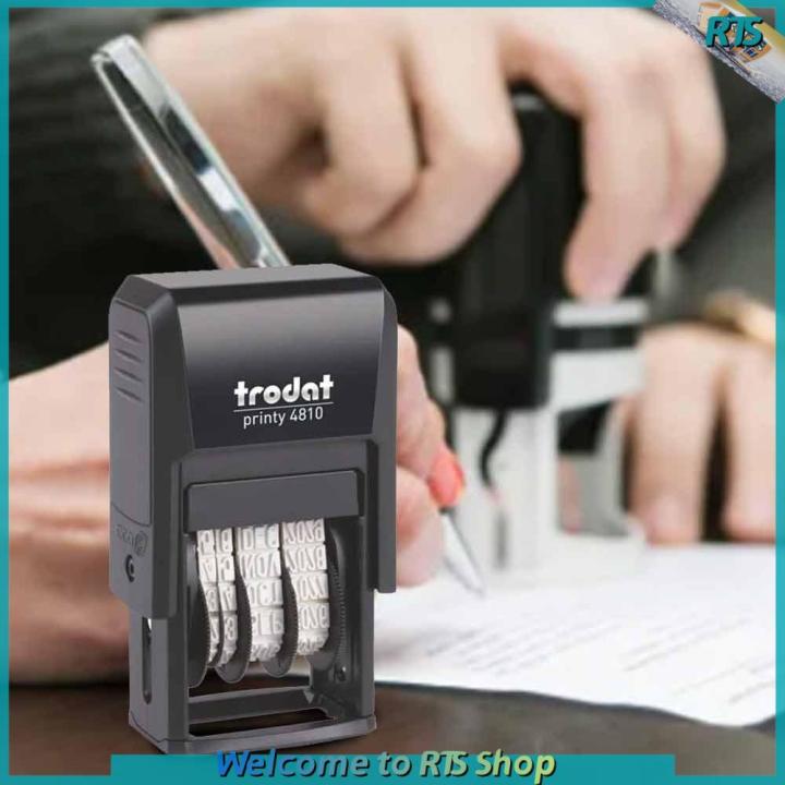 Trodat Printy Mini Ink Stamp 4911 / 4810 Dater Stamping self inking ...