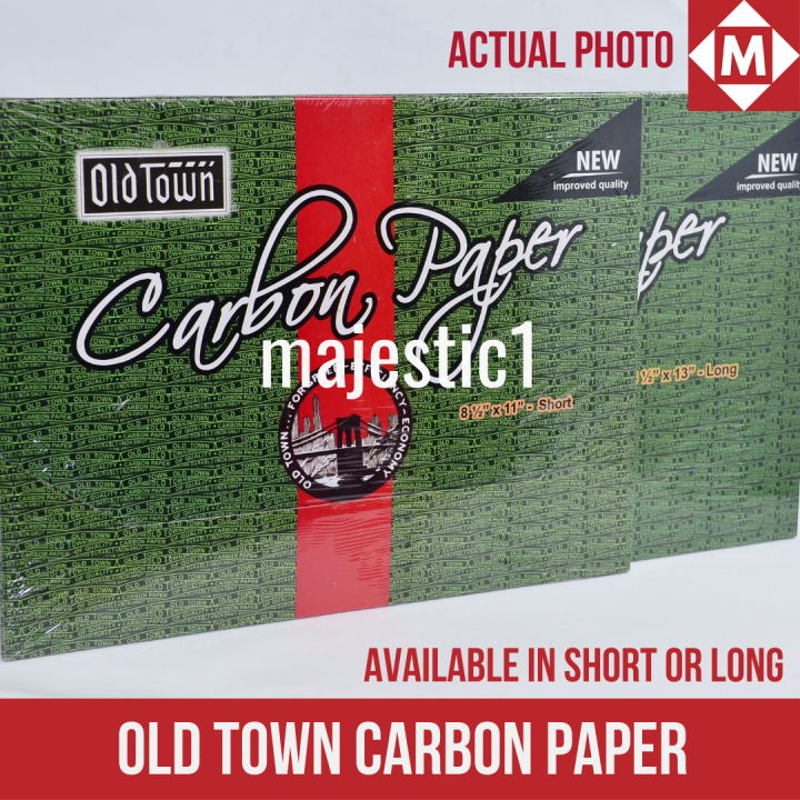 Old Town Carbon Paper (Black) - Short or Long | Lazada PH
