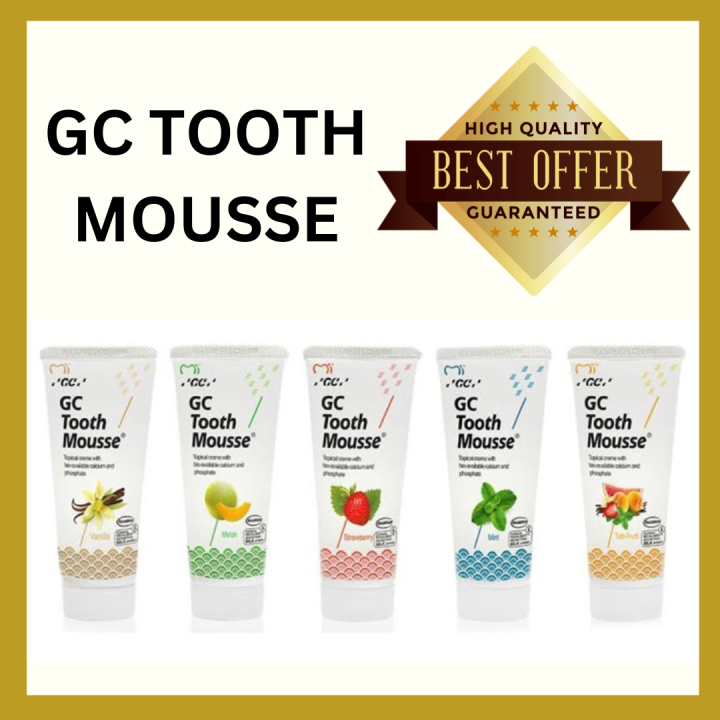 C&B GC TOOTHMOUSSE for babies and Kids Fluoride Free Toothpaste Mousse ...
