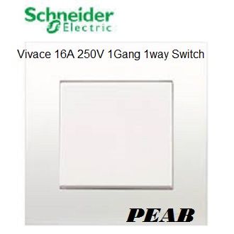 Schneider Vivace KB31/1 16A 250V 1Gang 1way Switch | Lazada